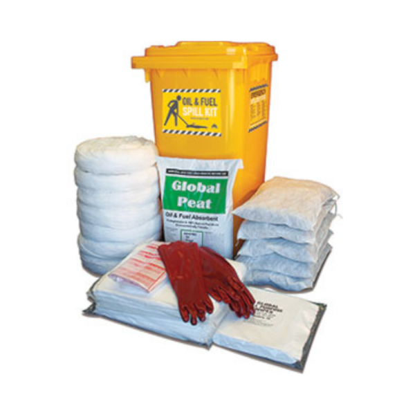 Spill Kit – Oil and Fuel 240L Wheelie Bin Outdoor Premium – SKH240-P ...